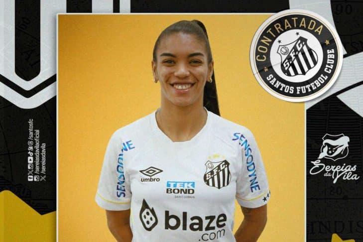 Mercado da bola: Santos anuncia Larissa Vasconcelos