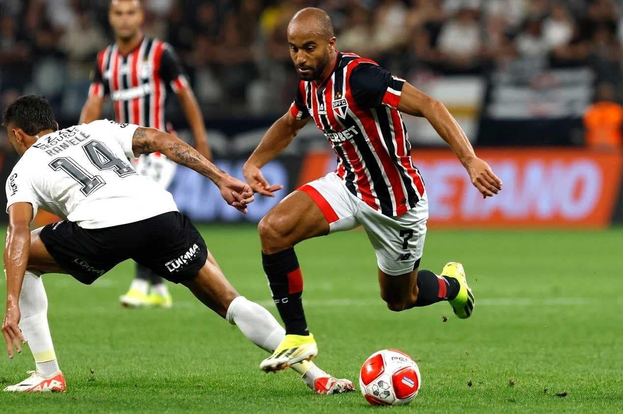 Lucas Moura é dúvida para Palmeiras x SPFC na Supercopa