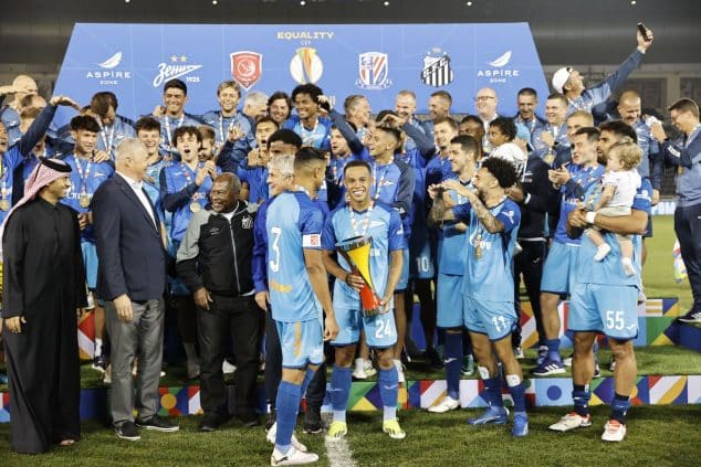 Ex-Corinthians, Pedro comemora primeiro título pelo Zenit